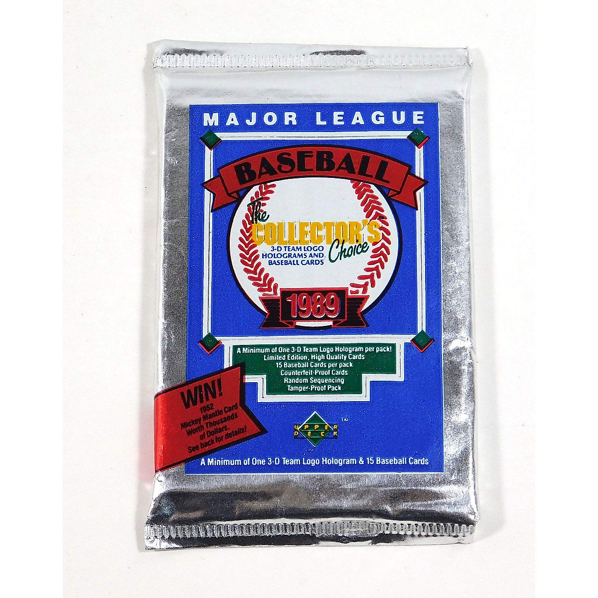 (1)-1989 Upper Deck Low Series Baseball Pack Fresh From Box Possible Griffey RC