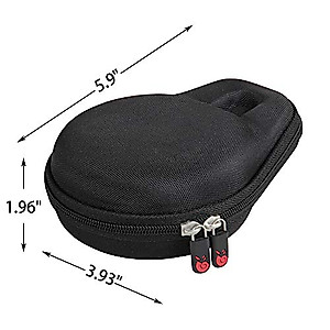 Hermitshell Travel Case Fits JBL Clip 3 Portable Waterproof Wireless Bluetooth Speaker (Black)
