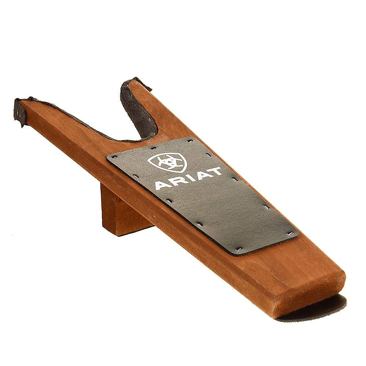 ARIAT Small Stained Wood Boot Jack with Padded Edge