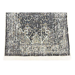 Unique Loom Baracoa Collection Area Rug - La Cabana (2' 2" x 6' 1" Runner, Fume Gray/ Brown)