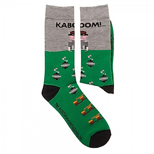 Activision Kaboom! Pitfall Freeway Crew Socks, 3-Pack, 10-13