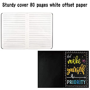 FANCY LAND Inspirational Notepads Pocket Notebooks Mini Small Motivational Journal for Kids Teens 80 Lined Pages A6