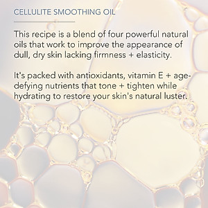 Pure Body Naturals Anti Cellulite Massage Oil, 8 fl oz | 100% Natural Cellulite Remover Oil for Thighs and Butt Firming | Chemical Free Body Oil for Skin Tightening and to Reduce Stretch Marks