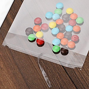 200 pcs Clear 3" x 4" Self Seal Cello Cellophane Bags Resealable Poly Bags 2.8 mils for Cookie, Candy, Gift Bakery, Prints, Photos, Cards & Envelopes, Party Decorative