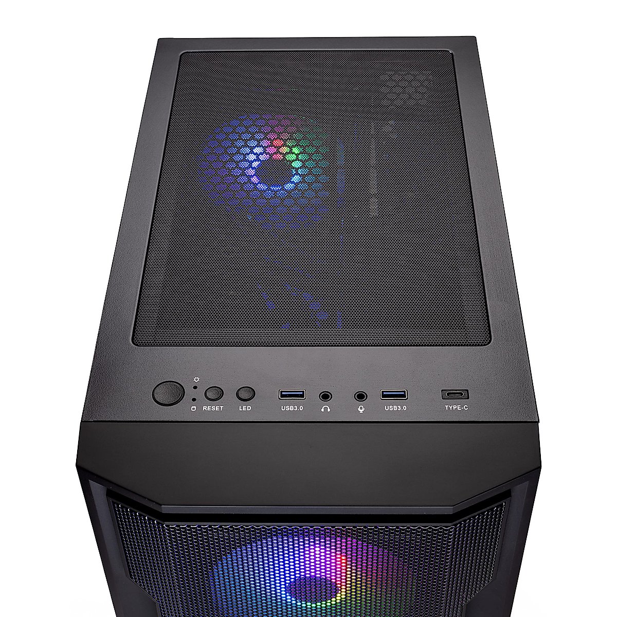 Skytech Gaming Shadow Gaming PC, Intel i7 12700F 2.1 GHz, RTX 4060 Ti, 1TB NVME, 16GB DDR4 RAM 3200, 600W Gold PSU Wi-Fi, Win 11 Home, RGB-Keyboard and RGB-Mouse Included