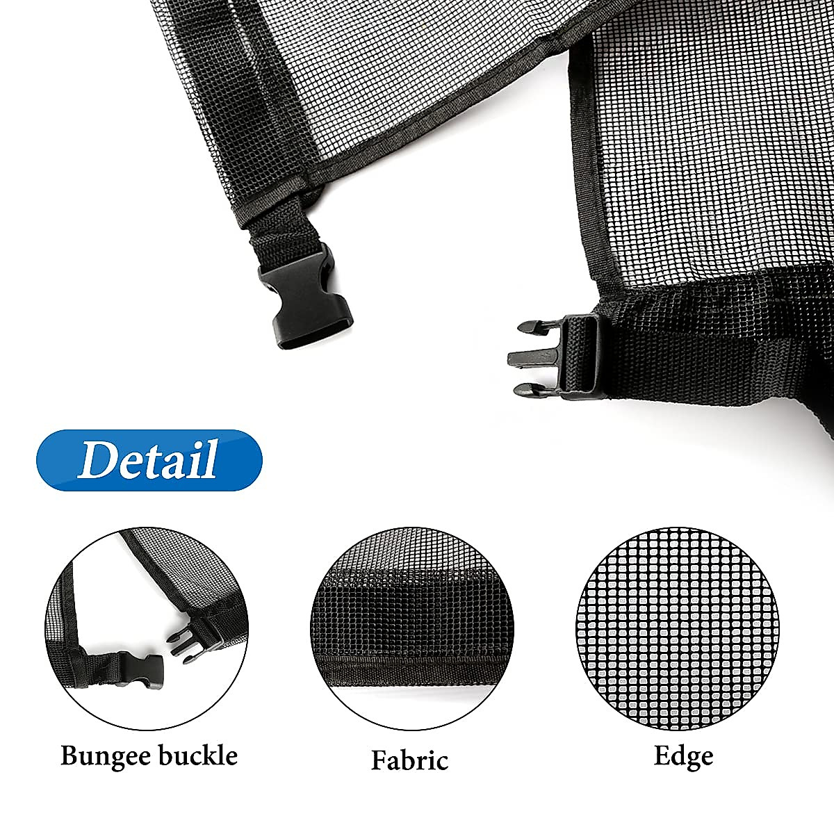 CoastaCloud Air Conditioner Covers for Outside Units, Full Mesh Central Air Conditioner Cover, All Seasons AC Leaf Guard Cover for Outdoor, 31.5" x 31.5" x 35.4" / 80 x 80 x 90cm, Black