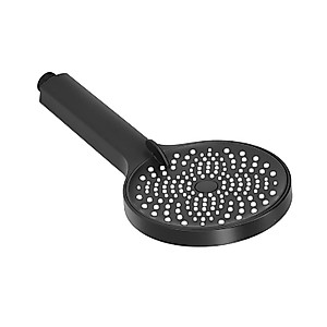 Handheld Shower Head, Colorfast Wearproof Lightweight High Pressure Showerhead for Bathtub (Black)