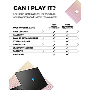 HP OMEN 17-inch Laptop, Intel Core i7-12700H, NVIDIA GeForce RTX 3060, 16 GB RAM, 512 GB SSD, Windows 11 Home (17-ck1010nr, Shadow Black Aluminum)