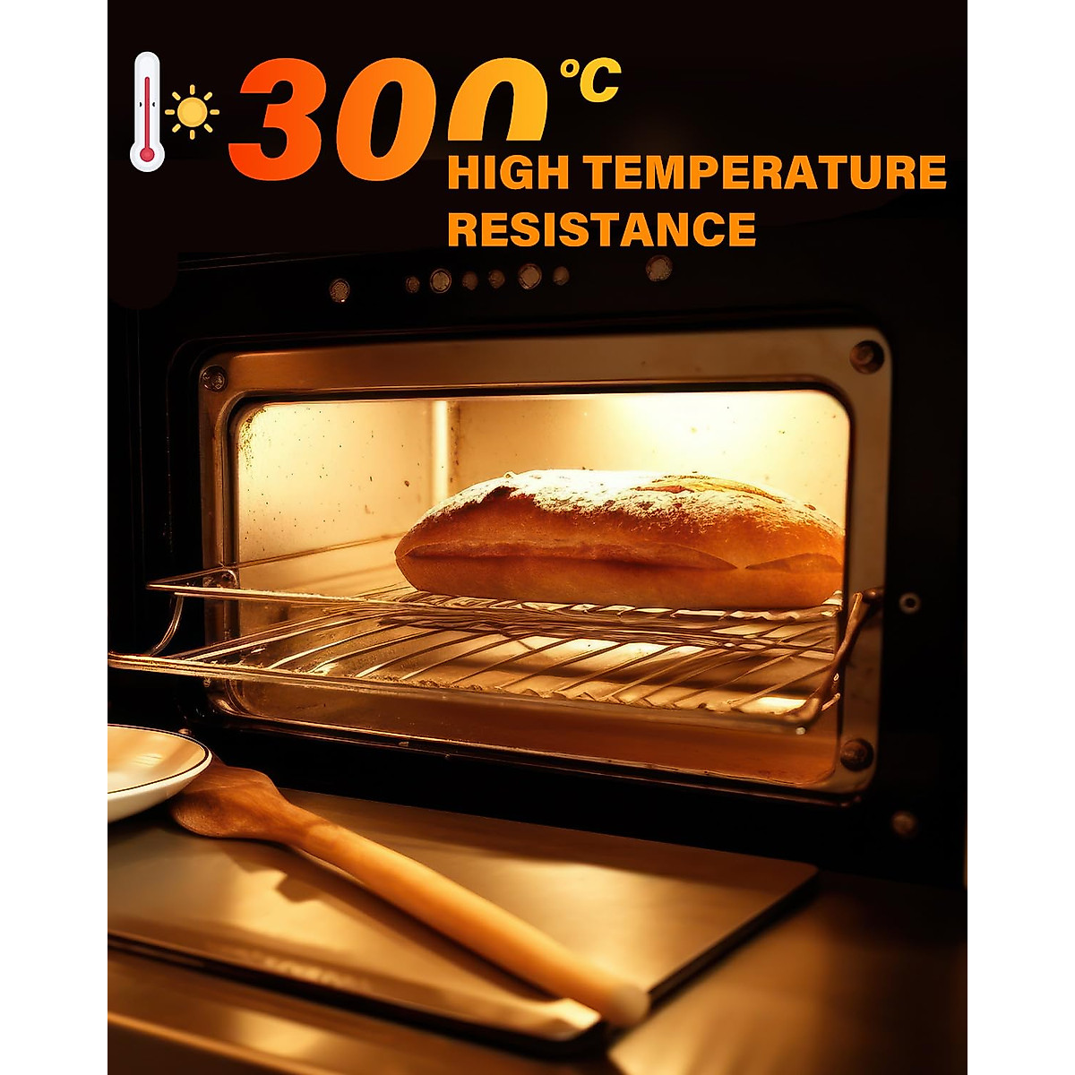 TobeBright 25 Watt Oven Light Bulbs Replacement 120V - E14 T25 Appliance Small Screw Light Bulb Warm White,Heat Resistant Bulb 300℃,Clear Glass,Dimmable for Microwave,Refrigerator,Oven,Salt Lamp