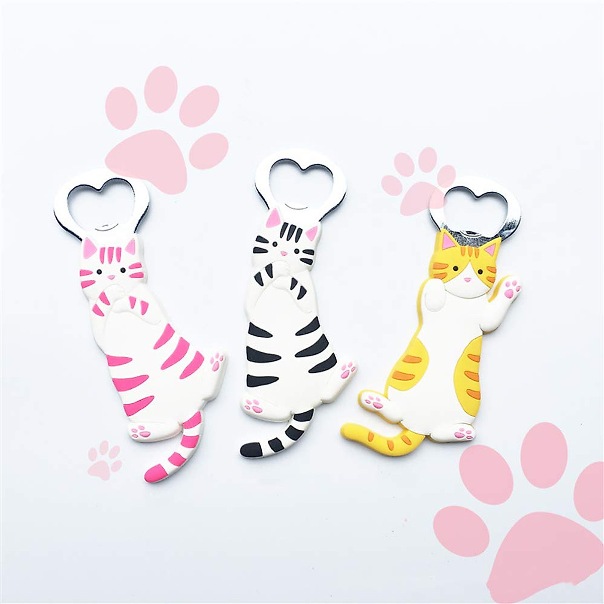 SHFICDJ Animal Cat shape Bottle Opener,Beer Bottle Openers,Creative kitchen supplies gift bottle opener.