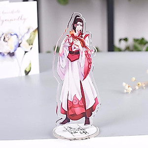 Mo Dao Zu Shi Acrylic Stand Figure Wei Wuxian LAN Wangji Jiang Cheng Action Figures Collection Desktop Standing Card Figure Model Toys(E)