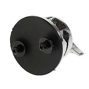 Baosity 3 Pcs Drum Holder Base Plate Rack Clamp Tom Drum Mount Bracket for Tom Drum Musical Instrument Accessory