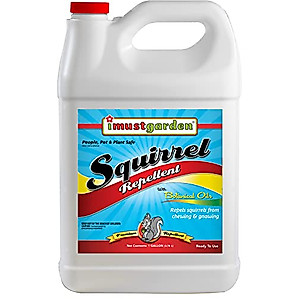 I Must Garden Squirrel Repellent: Protects Vehicles, Plants, Decking, & Furniture – Works on Chipmunks – 1 Gallon Ready to Use Refill