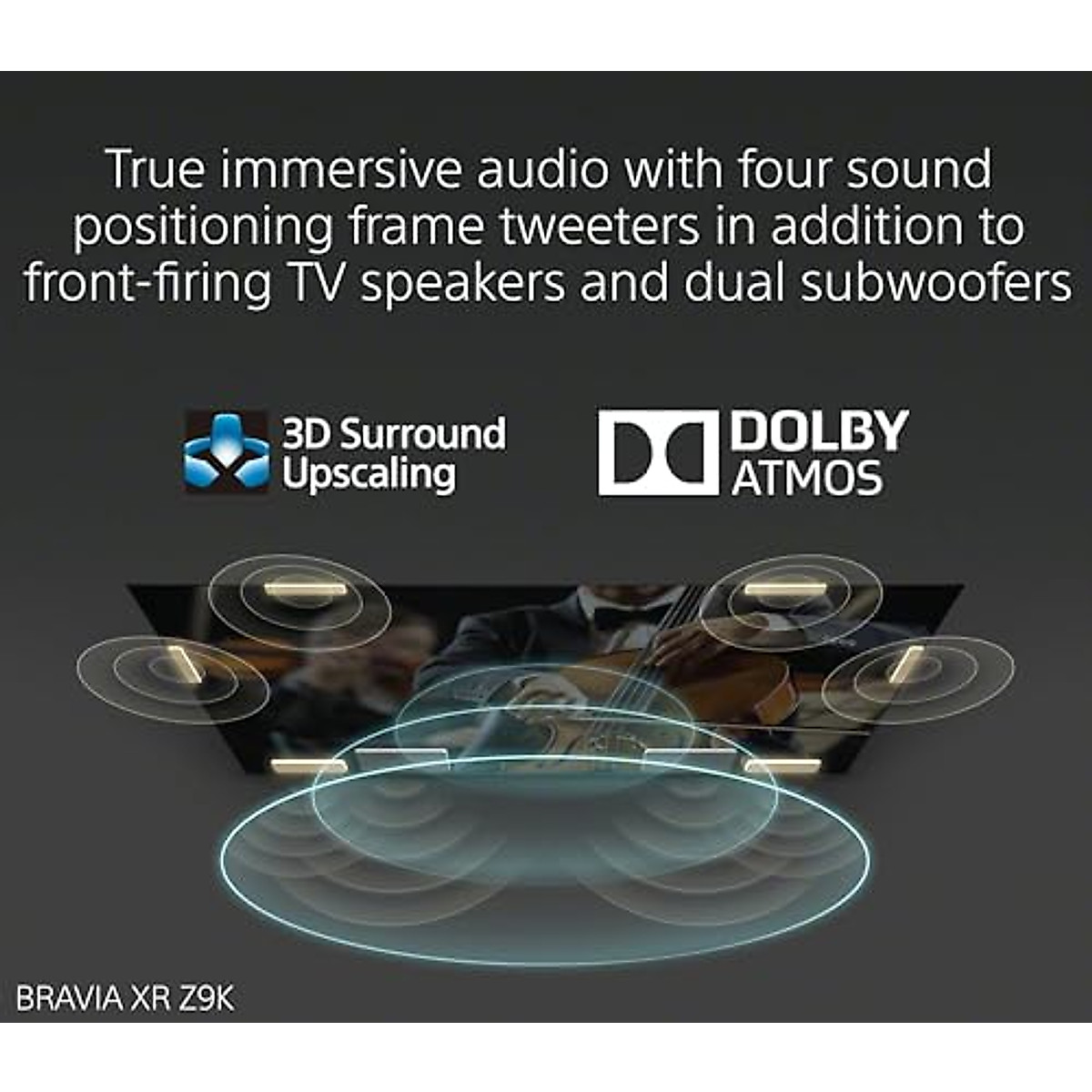 Sony 85 Inch 8K Ultra HD TV Z9K Series: BRAVIA XR 8K Mini LED Smart Google TV with Dolby Vision HDR and Exclusive Features for The Playstation® 5 XR85Z9K- Latest Model,Black