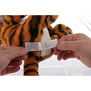 Apricot Lamb Toys Plush Classic Tiger Stuffed Animal Soft Cuddly Perfect for Child (Yellow Tiger, 8 Inches)
