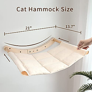 Yehnna Cat Hammock Wall Mounted Cat Shelves, Cat Wall Shelf, Cat Wall Shelves, Cat Wall Furniture, Cat Wall Bed Cat Perches for Sleeping