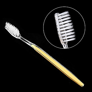 fafortune 30 Pack Disposable Toothbrushes with Toothpaste (5 Colors)