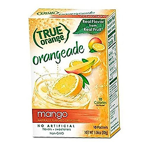 True Lemon Assorted Beverage Pack: (5boxes 10ct each) with 5 FREE BONUS Sticks of Lemonade! True Lemon Original True Peach Lemonade, True Black Cherry Limeade, True Mango Orange and True Raspberry Assorted True Lemonade Drink Mixes.