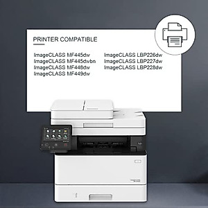 DRAWN Compatible 057 CRG-057 High Yield Toner Replacement for Canon ImageCLASS MF445dw MF449dw LBP226dw LBP227dw Printer, 057 Black 2-Pack