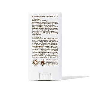Sun Bum Mineral SPF 50 Sunscreen Face Stick | Vegan and Reef Friendly (Octinoxate & Oxybenzone Free) Broad Spectrum Natural Sunscreen with UVA/UVB Protection | .45 oz