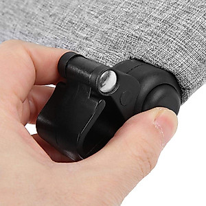 Antilog Stroller Footrest, Pram Foot Extension Footrest Pushchair Accessories 21CM Extend Board for Babyzen Yoya (Black)