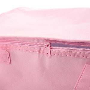 LABRIMP Cake Insulation Bag Deliveries Portable Food Insulated Bag Takeout Door Cake Insulated Bag with Handle Insulated Food Bag Cake Packaging Insulated Bag Pink Non-woven Bags
