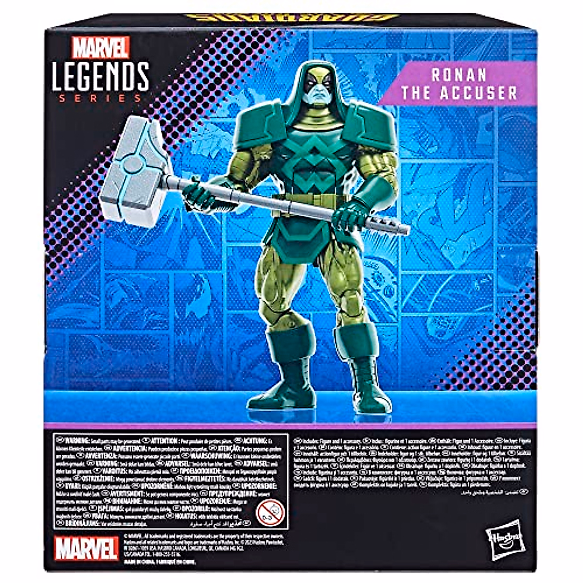 Marvel Legends Series: Ronan The Accuser, Guardians of The Galaxy Comics 6-Inch Action Figures for 4+ Years (Amazon Exclusive)