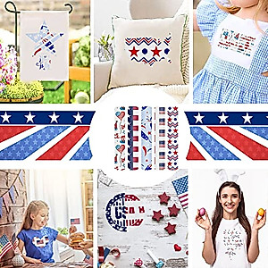 Teal Vinyl Letters 1 PCS Independence Day Heat Transfer Vinyl Rainbow Stripe Pattern Vinyl Vinyl Bundling Roll Soft Metal HTV Vinyl for Ironing Clothes and Other Fabrics 30x25cm Roll (E, One Size)