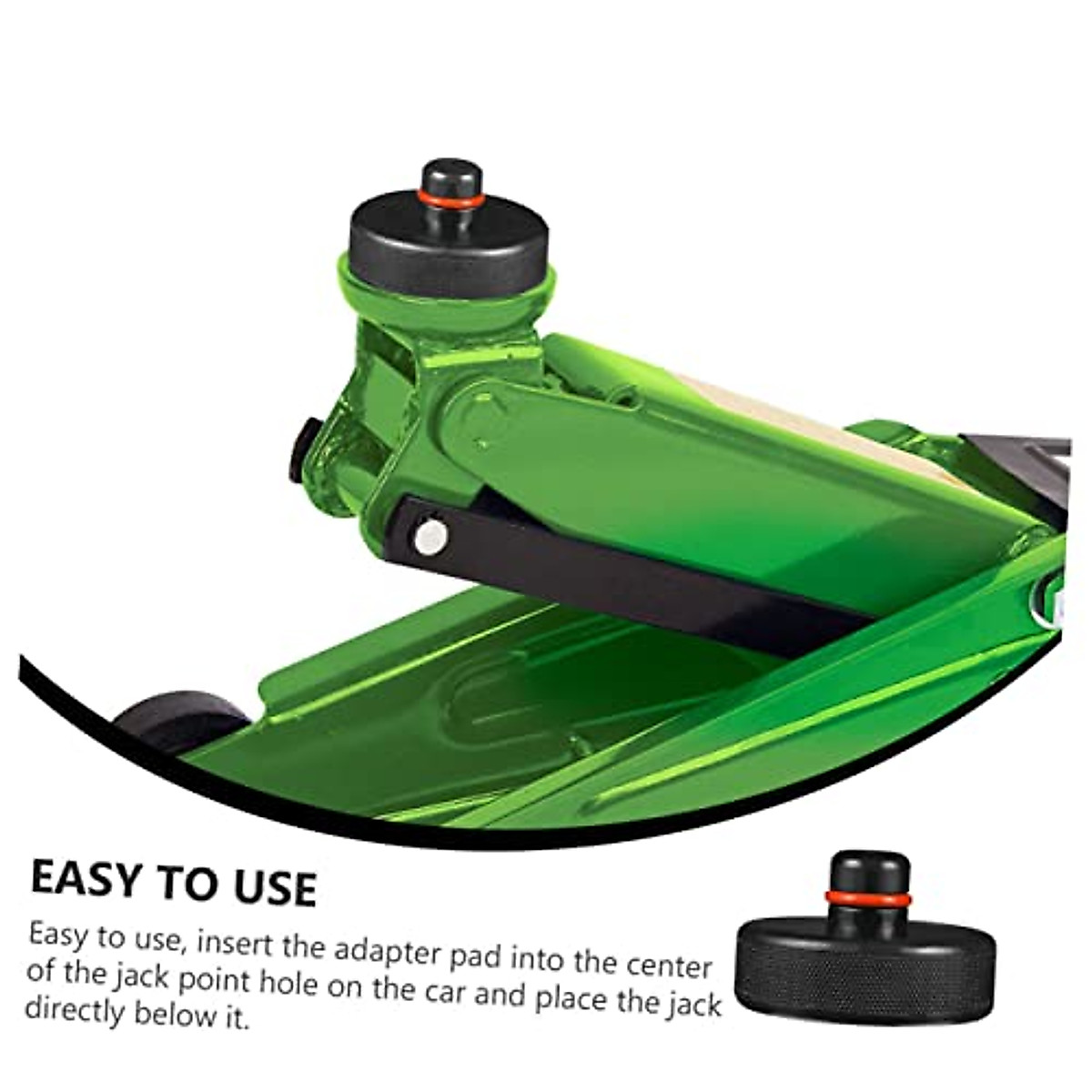 VICASKY 2pcs Rubber Mat Frame Holder Stand Tool Stand Jack Stand Rubber Pad Car Accesories Frame Rail Protector Car Repair Accessories Jack Accessories Auto Jack Pad Protection Stabilizer