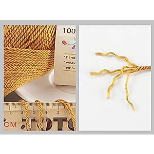 100% Acrylic Fancy Yarn 3-Pack by Yonkey Monkey Knitting Crochet DIY Art Craft (Chestnut 81)