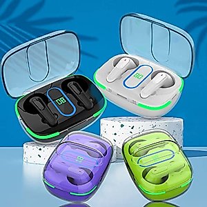 Bilukmi Wireless Bluetooth Earbuds Wireless Earbuds Bluetooth 5.3 Digital Display Noise-Canceling Bluetooth Headset Outdoor Outdoor Sports Headset