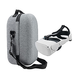 subeirey Carrying Case for Quest 2 Advanced All-in-One Virtual Reality Headset, Designed for Portable Protection of Your VR Headset & Accessories
