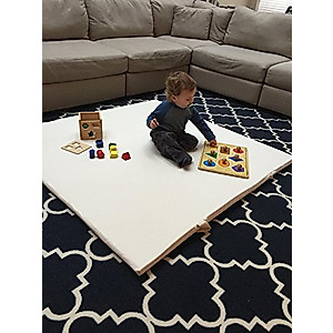 Baby Mushroom Baby Bello Organic Play Mat for Babies, Toddlers and Kids, Ivory