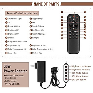 2 Pack LED Video Light Wand Kit, Unicucp 2300-7800K Photography Lighting Stick with 79" Tripod Stand for Photographic Studio/Video Fill Light/Collection Portrait/Game Live Streaming/Video Conferencing