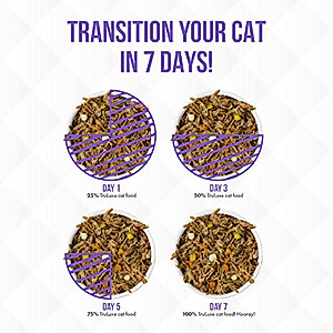 Weruva TruLuxe Cat Food, Steak Frites Dinner with Beef & Pumpkin in Gravy, 3oz Can (Pack of 24), Purple