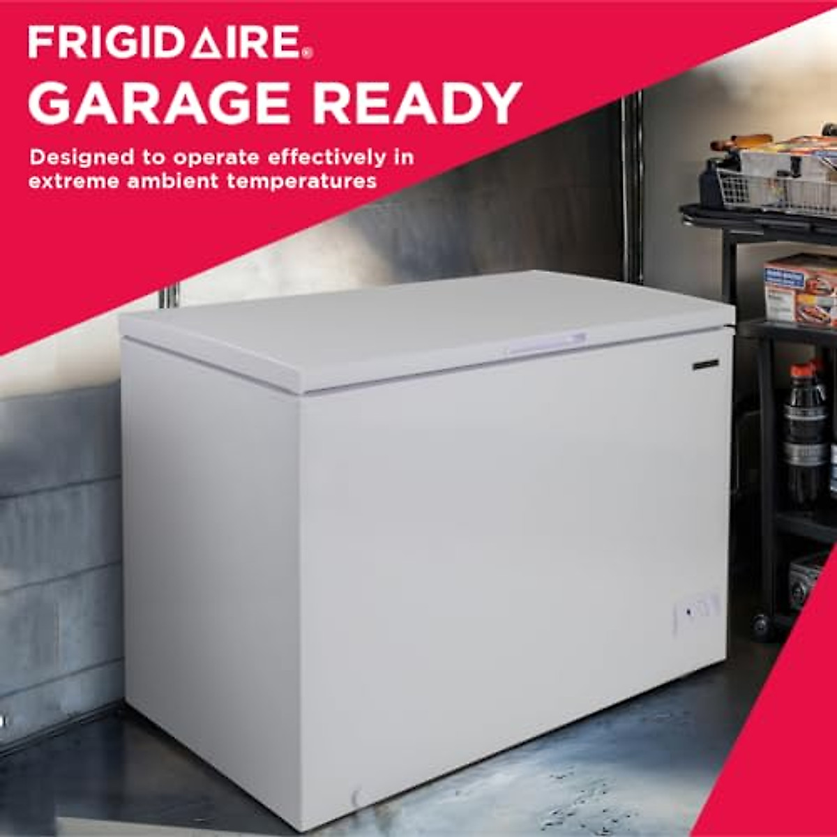 FRIGIDAIRE EFRF1049AMZ6COM RFRF1049 RCA Cubic Foot Chest Freezer, 10 cu ft, White