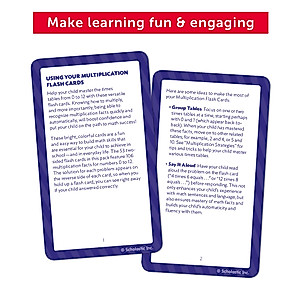 Flash Cards: Multiplication 0 - 12