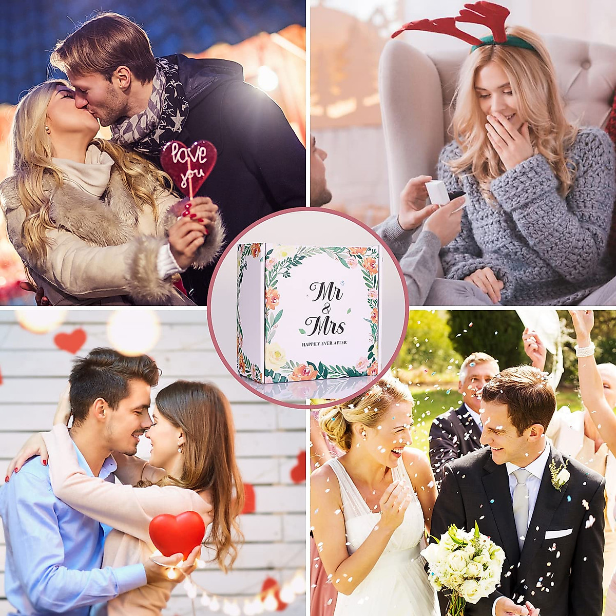 Wedding Gifts Engagement Gifts for Couples, Valentines Day Gifts for Her Him Bridal Shower Gifts For Bride, Unique Anniversary Married Valentine Couples Gifts