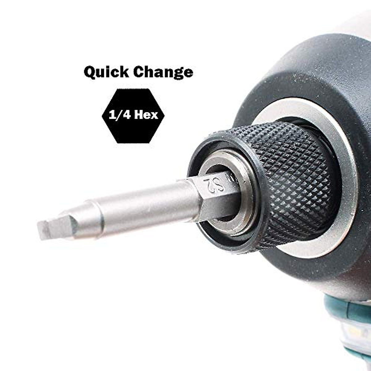 AUTOTOOLHOME 3 Pack No.2 Square Driver Bit Set 2/4/6-inch Length for Pocket Hole Jig Systems Woodworking Joinery Tool