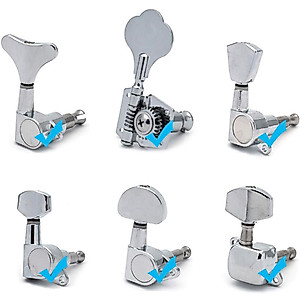 Hexagonal Drill Bit Tuning Peg Winder For Electric Acoustic Guitar Bass String Change Maintenance, Attaches to Power Screwdriver or Power Drill