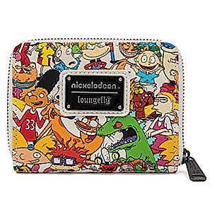 Loungefly Nickelodeon Nick Rewind Gang Zip Around Wallet