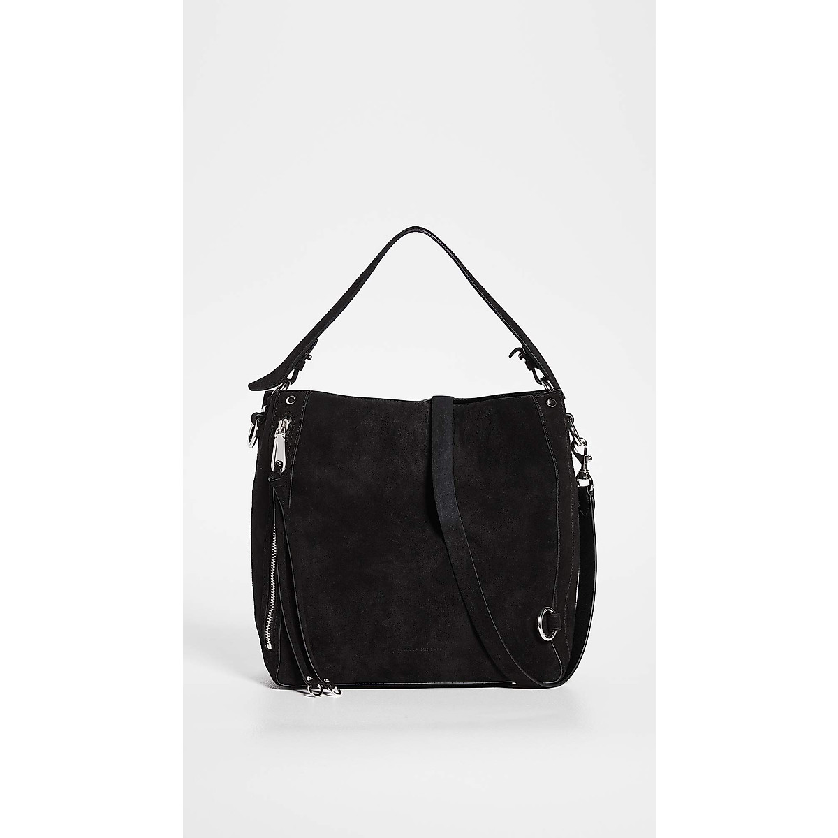 Rebecca Minkoff womens Mab Hobo shoulder, Black, One size US
