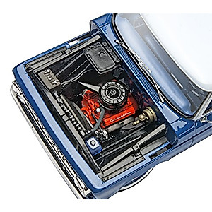 Revell 85-7225 '66 Chevy Fleetside Pickup Model Truck Kit 1:25 Scale 112-Piece Skill Level 4 Plastic Model Building Kit , Blue, 12 years old and up