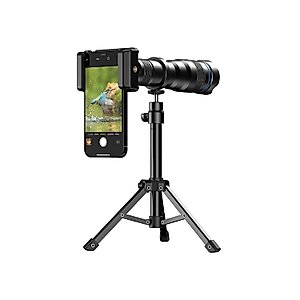 APEXEL High Power 36X HD Telephoto Lens, Telephoto Mobile Cell Phone Lens with Tripod for iPhone 15/14/13 Pro, Samsung and Most Smartphone