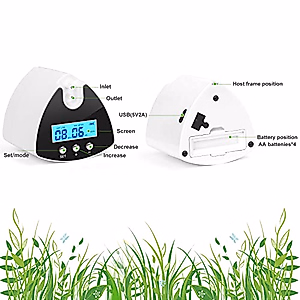 DAOTAILI Automatic Watering System Plant Watering System Plant Waterering Indoor Programmable Water Timer with Drip Irrigation Kit 1/4 Inch DIY Irrigation Tubing and 5V USB Power