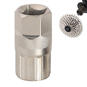 JLEivvi 1 Pcs Bicycle Freewheel Remover, Mountain Bicycle Lockring Removal Tool Lengthen Sleeve for 6,7,8,9,10,11Speed Freewheel