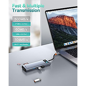 Baseus Laptop Docking Station Dual Monitor 4K@120Hz, 9 in 1 USB C Hub with 2 HDMI, 1000Mbps LAN, 100W PD, 3 USB, SD Card Reader, USB C Dock Compatible with iPhone 15/Mac/Dell/HP/Surface/Steam Deck…