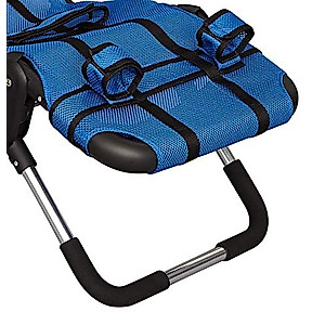 Anchor Pediatric Bath Chair for Kids with Special Needs by Circle Specialty- Adjustable Bath Chair for Children & Teens- Fast-Drying Mesh Fabric, Head Rest, Support Bars, Positioning Straps (Large)