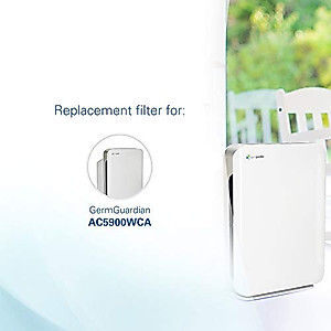 GermGuardian FLT21CB4 Genuine Carbon Filter Replacements for 21-inch Air Purifier AC5900WCA, 4-Pack