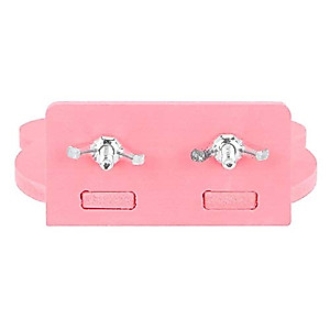 Niiyen Perch Bird Platform, Double Screw Standing Platform Stand Bird Climbing Grinding Cage Toy, Comes with Screws, for Small Anminals Mouse Lovebird Finches Exercise(Pink)